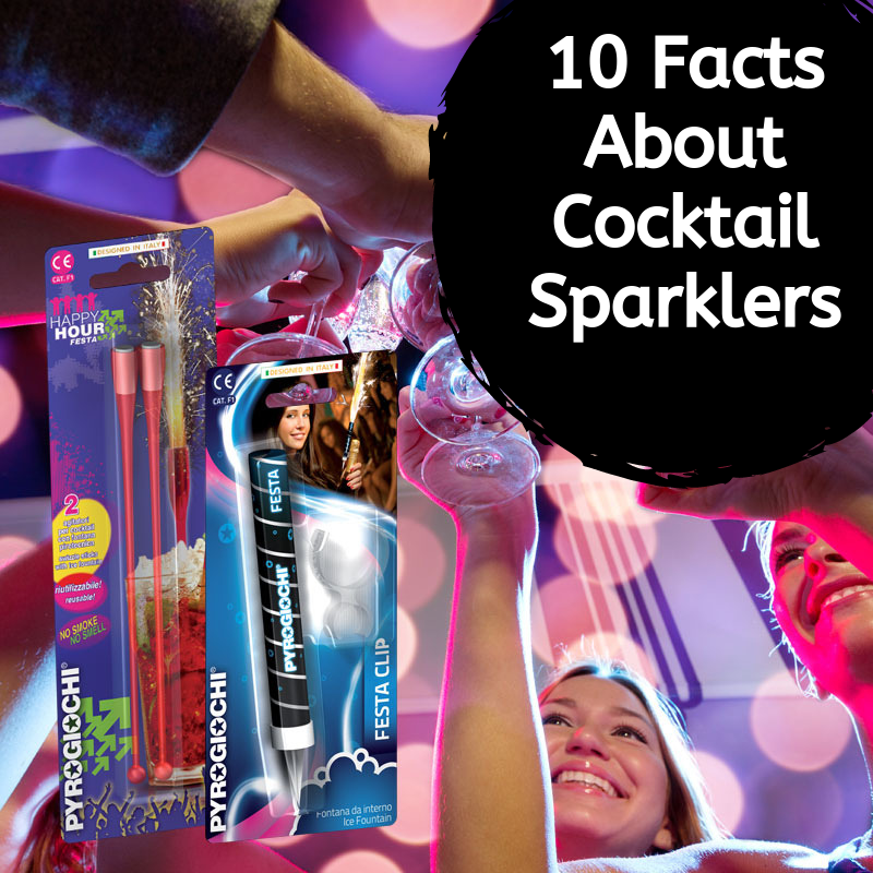 10 Facts About Cocktail Sparklers – Wedding-Sparklers.co.uk