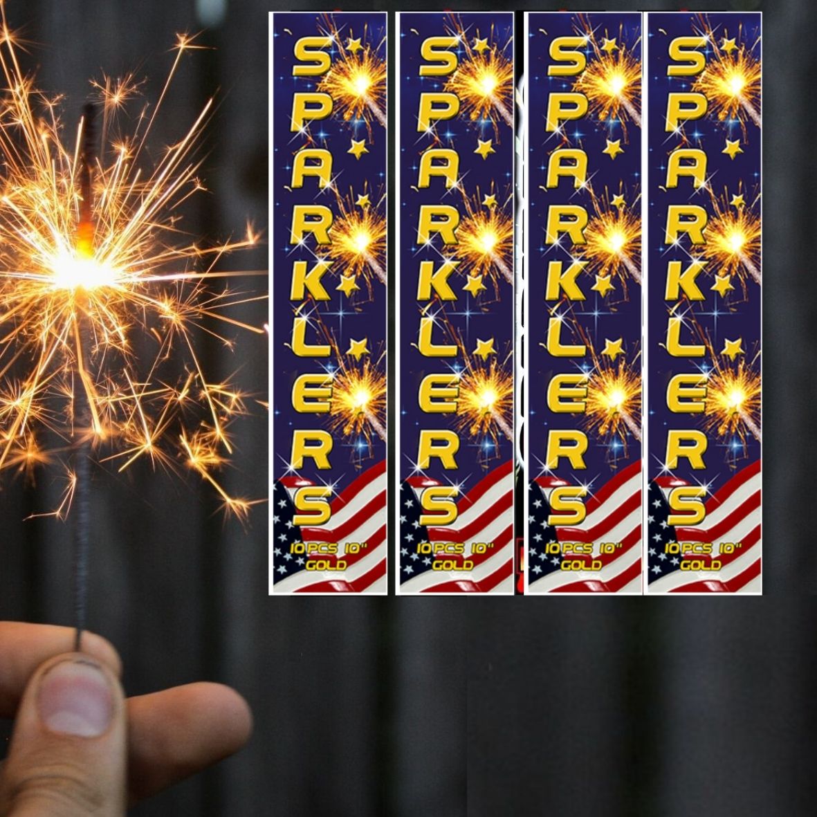 Bulk Buy 25cm Gold Effect (25cm) Sparklers (PACK OF 150) – Wedding ...